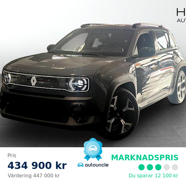Ny Renault 4 E-Tech Techno 150 HK (2026) i malmö - 434 900 kr | AutoUncle